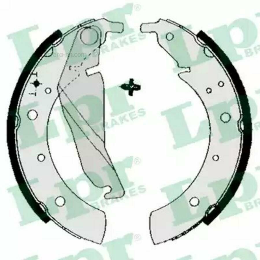 LPR 04680 Колодки торм. бар. BMW E28 1.8-2.4D 81-87/E34 1.8 89-95