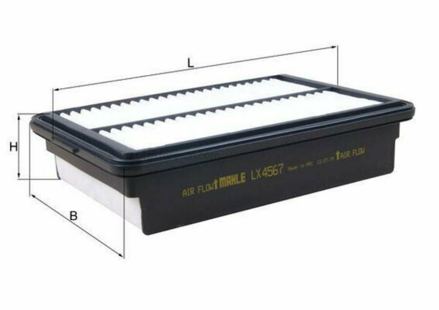 MAHLE LX4567 Воздушный фильтр KNECHT