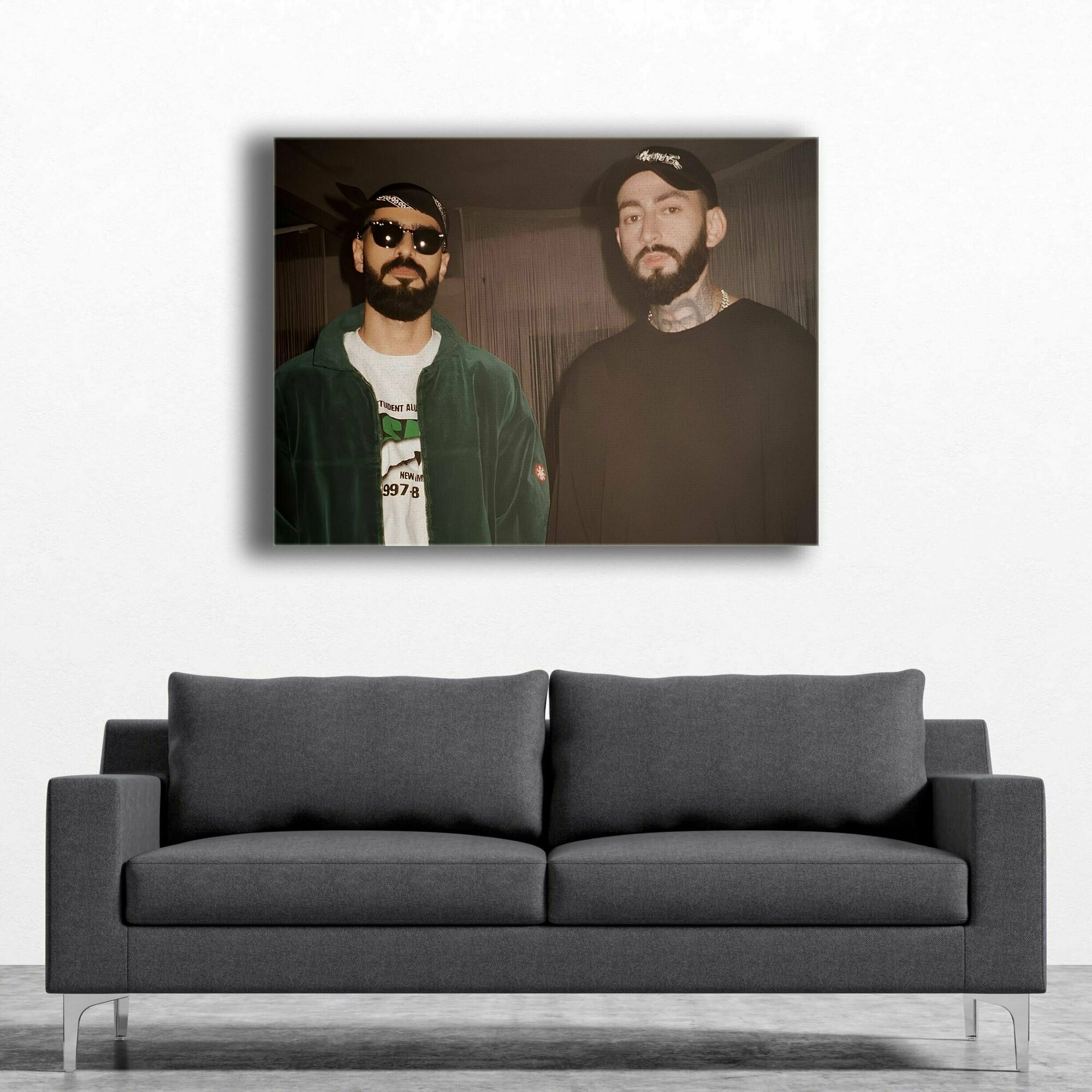 Интерьерная картина на холсте / MiyaGi / Andy Panda 30*40