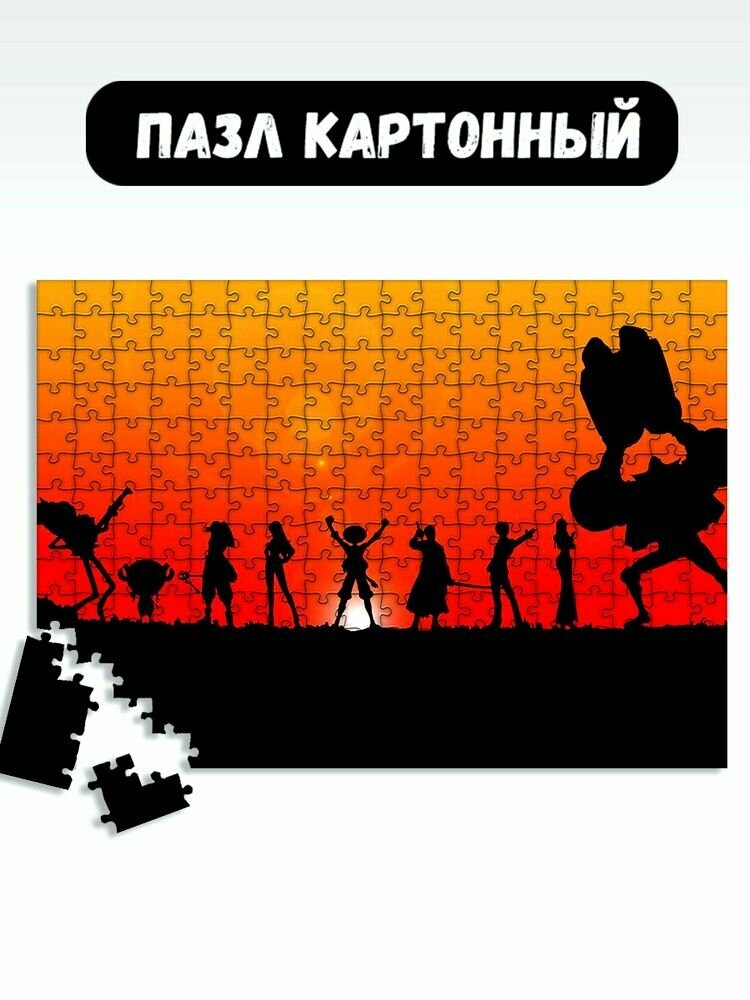 Пазл картонный А3: аниме Ван Пис - 18379