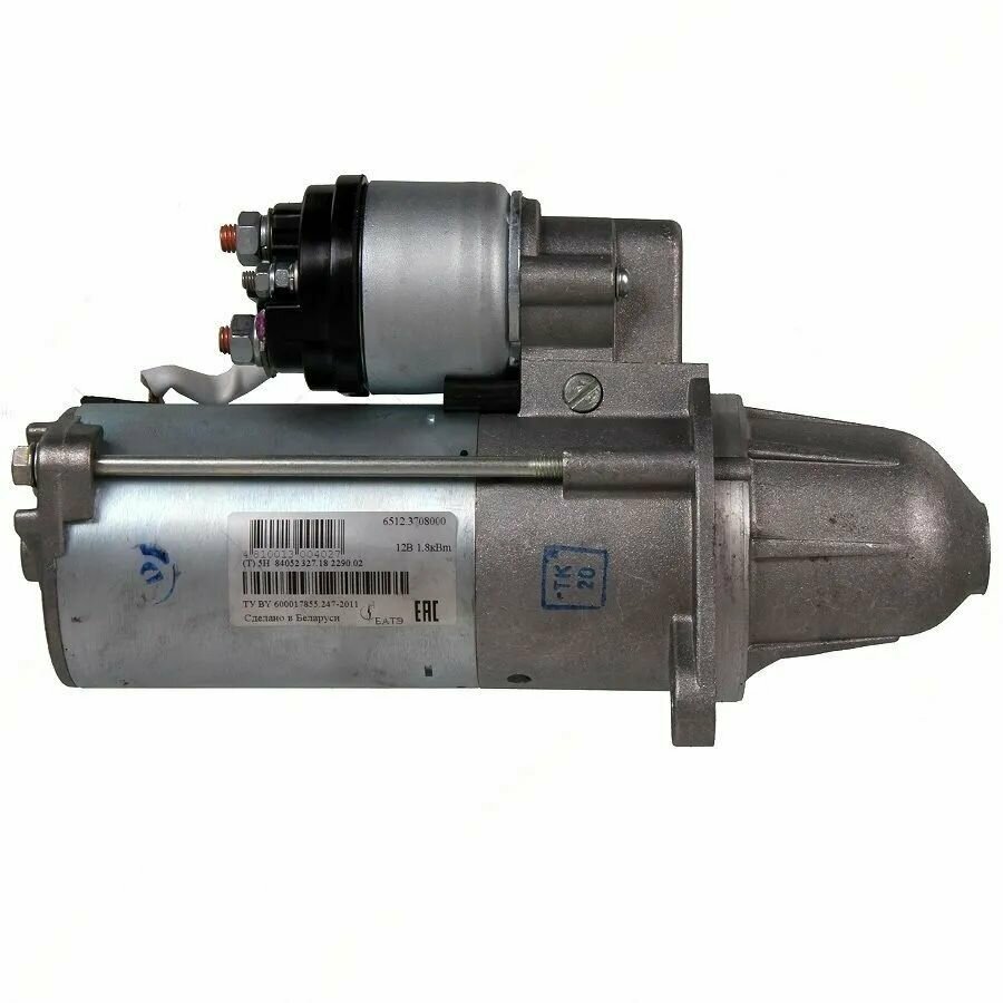Стартер ГАЗ УАЗ ЗМЗ-402 УМЗ-421,4216, 4511, 4146, 4147,4148,4149, 1230 T-170 12В/1,8кВт редукторный БАТЭ (65123708000)