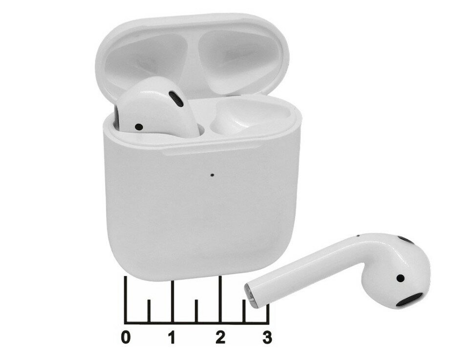 Наушники (гарнитура) VS_TWS02 (Hands Free) + bluetooth (белые)