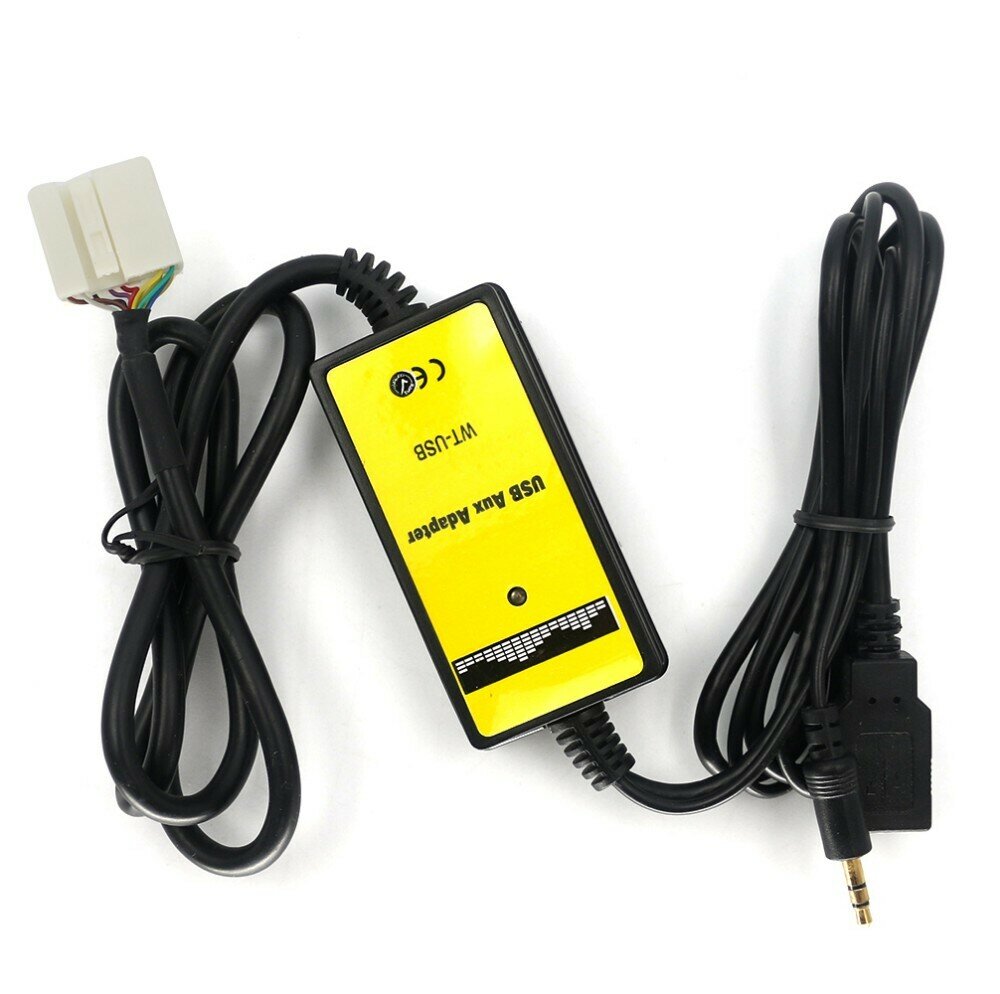 USB AUX аудио адаптер для штатной магнитолы Honda мини-джек 3,5 мм (папа)