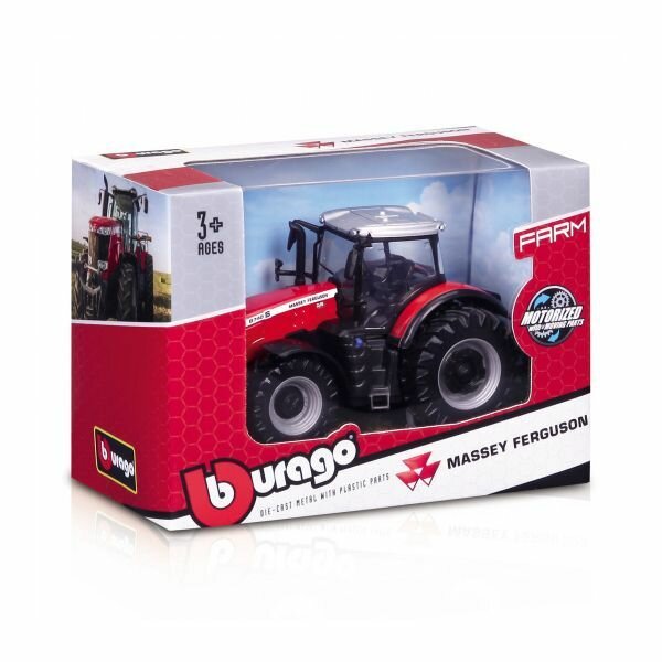 Трактор Bburago Farm Massey Ferguson 18-31610 красный