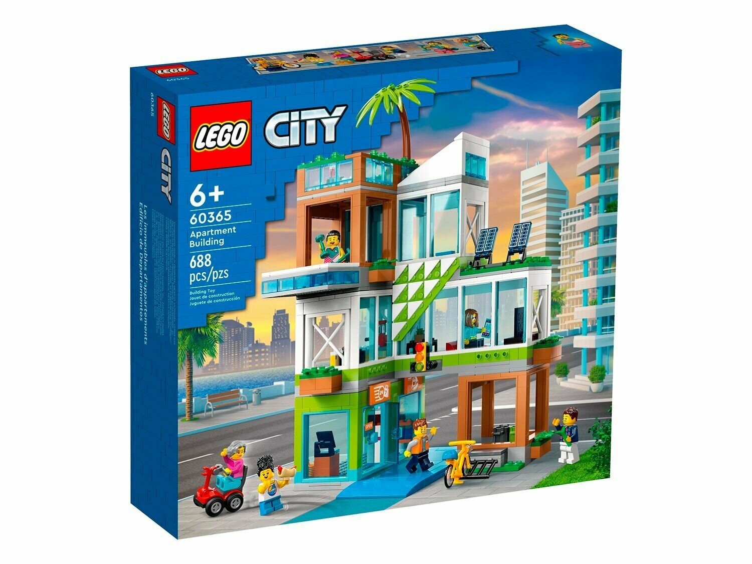 Конструктор LEGO City 60365 Apartment Building, 688 дет.