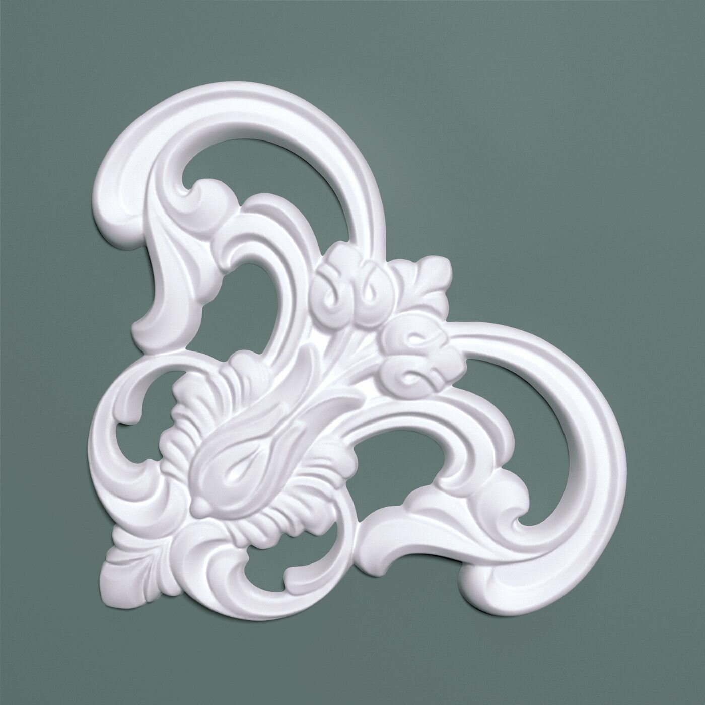 Декоративный угол bello deco УУ2, матовый, белый, длина 160 см.