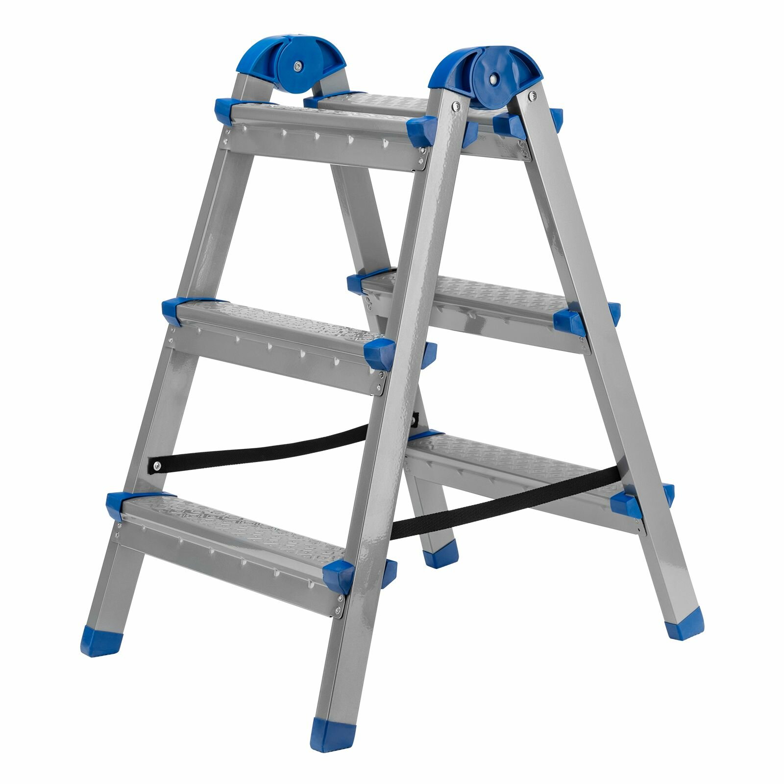 Стремянка СИБРТЕХ двухсторонняя стальная, 3 ступени (97983)