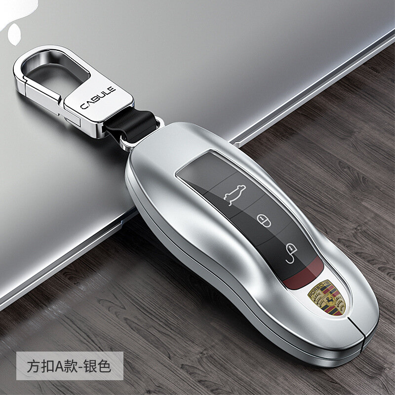 Чехол для ключей, алюминиевый сплав, с пряжкой, для Porsche 911/Cayenne/Macan/Palamela