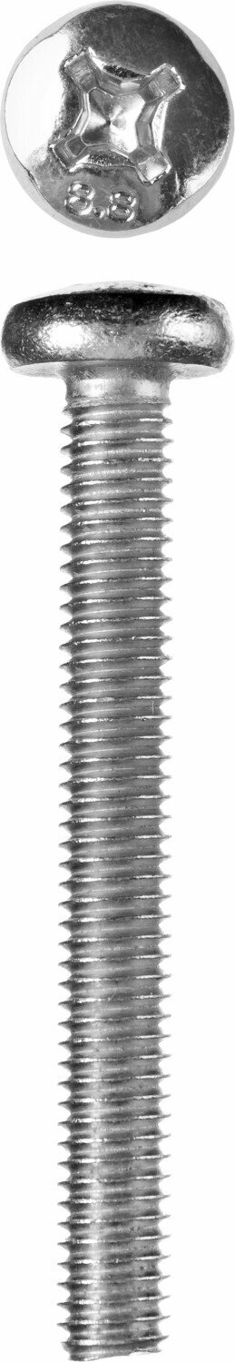 Винт ЗУБР M6x50мм, DIN 7985, кл. пр.4.8, 5кг 303150-06-050