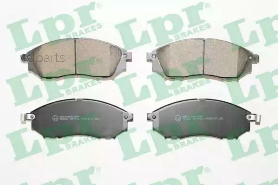 LPR 05P1406 Колодки тормозные NISSAN MURANO/PATHFINDER/QASHQAI/RENAULT KOLEOS передние