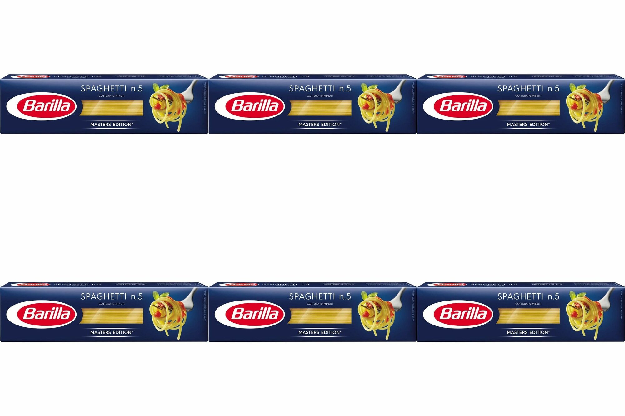 Barilla Макаронные изделия Спагетти №5, 450 г, 6 уп.