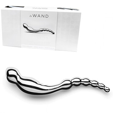 Le Wand Swerve, серебристый Двухсторонний анальный фаллоимитатор