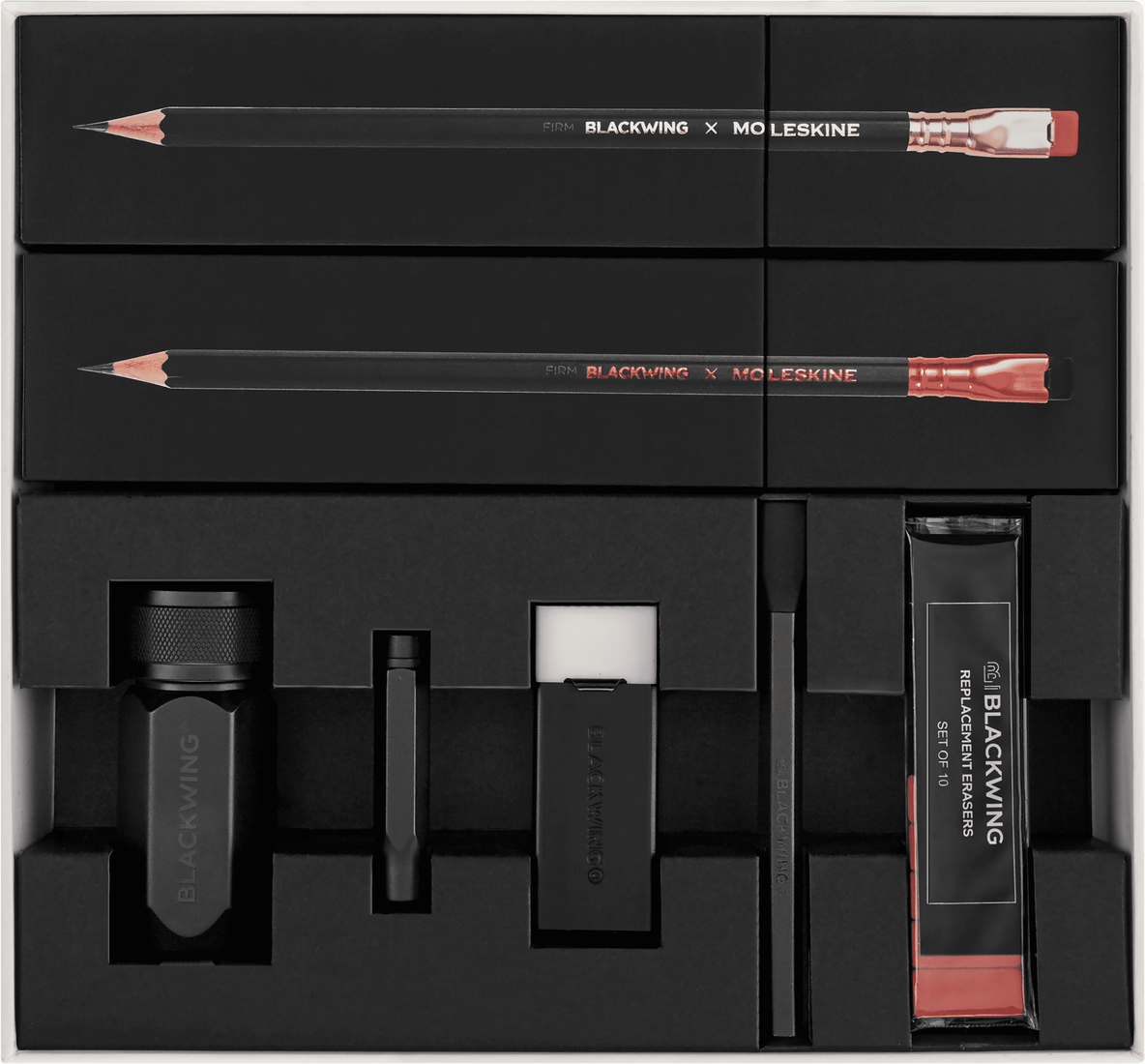 Набор карандашей Blackwing x Moleskine Graphite Lovers Set