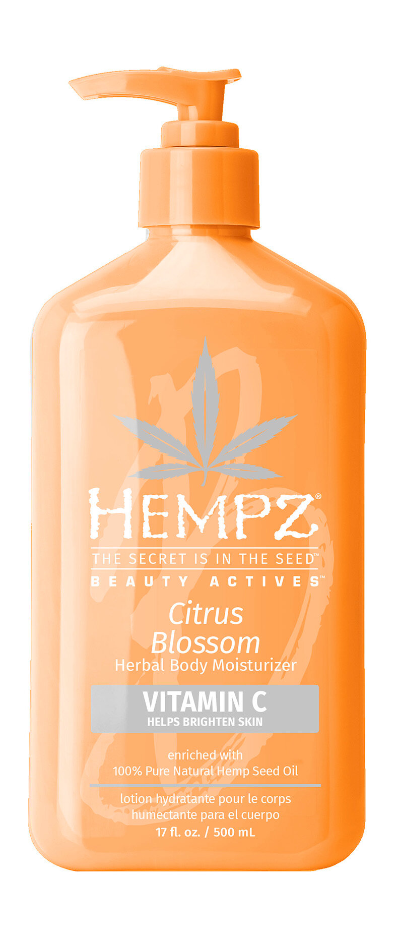 HEMPZ Hempz Beauty Actives Citrus Blossom Moisturizer Молочко для тела с витамином С Цветок лимона, 500мл