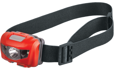 Фонарь налобный светодиодный Navigator / Навигатор NPT-H16-ACCU 1CREE LED Li-pol 0.6Ач 3Вт, 4 режима, дальность луча 90м, 14037 / на голову