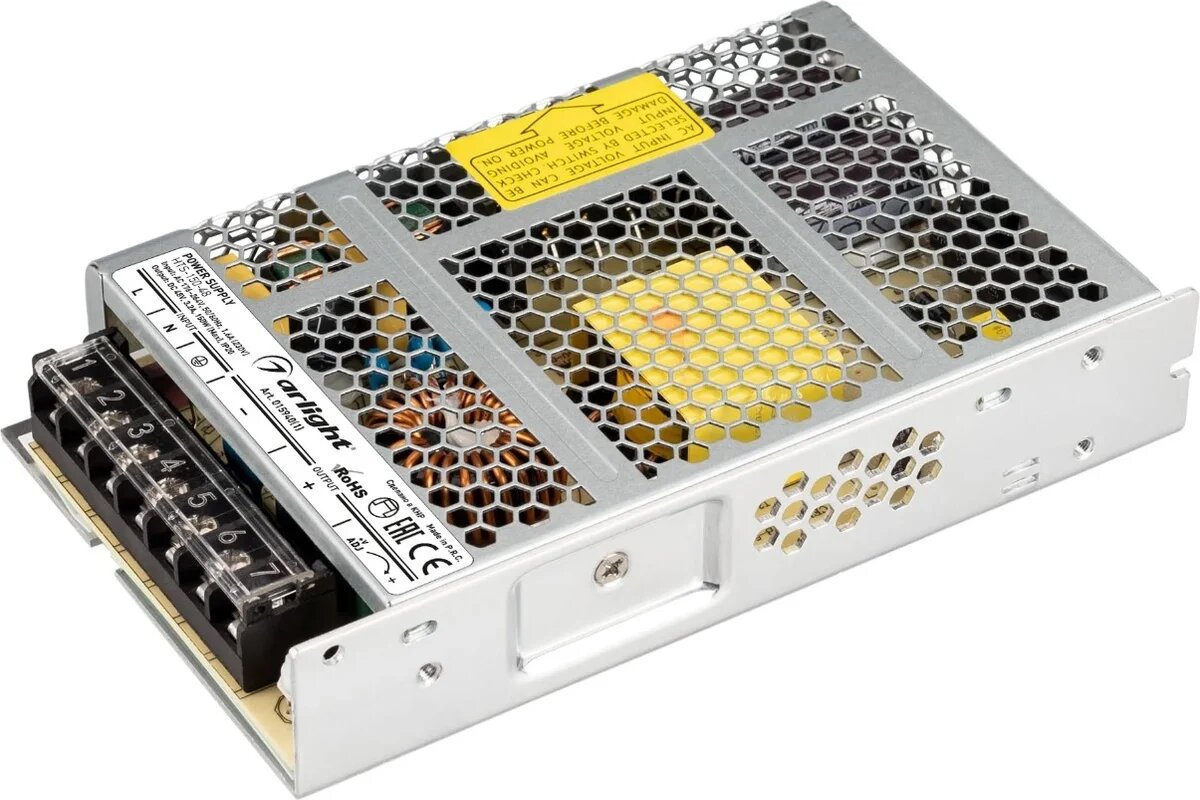 Arlight HTS-150-48 Блок питания 150W 48V DC для светодиодных LED систем освещения 1шт