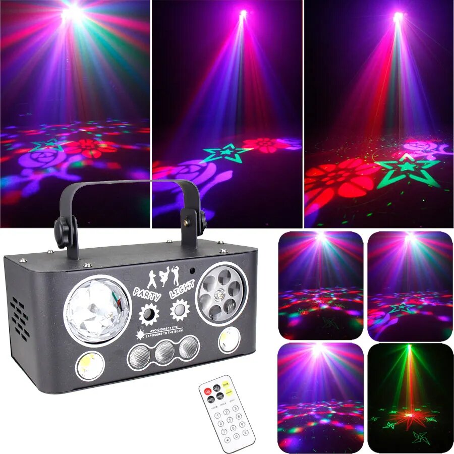 Дискотечный проектор ESHINY Magic Ball RGBW, 60 режимов, EU plug