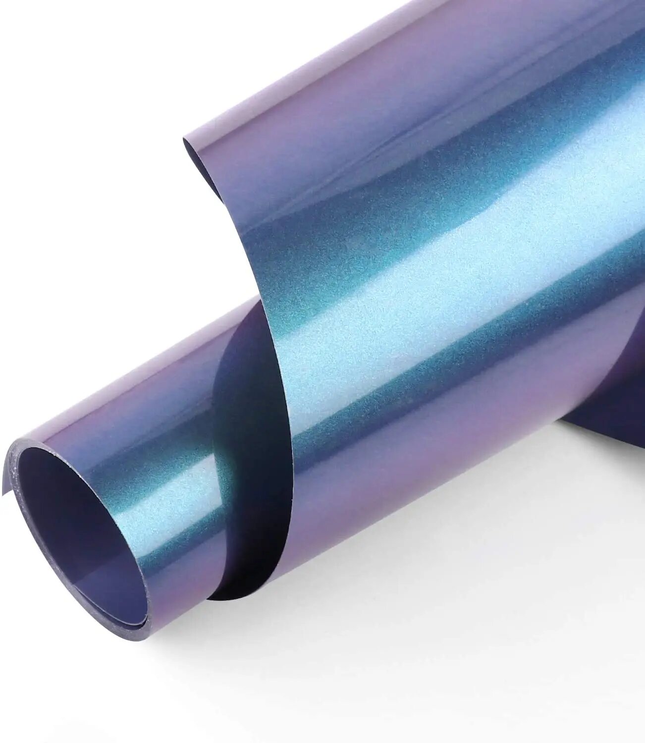 Полиуретановый винил-хамелеон WXPYU для термотрансфера Фиолетовый, 30.5cmX50cm, 7 Bronze to Purple