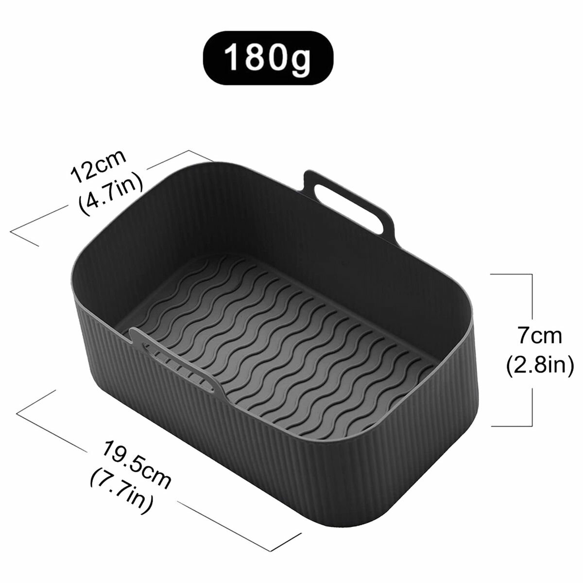 Набор силиконовых форм для выпечки в духовке и фритюрнице, 2 шт, термостойкие до 220°C, безопасные, удобные, для кексов и мини-пирогов