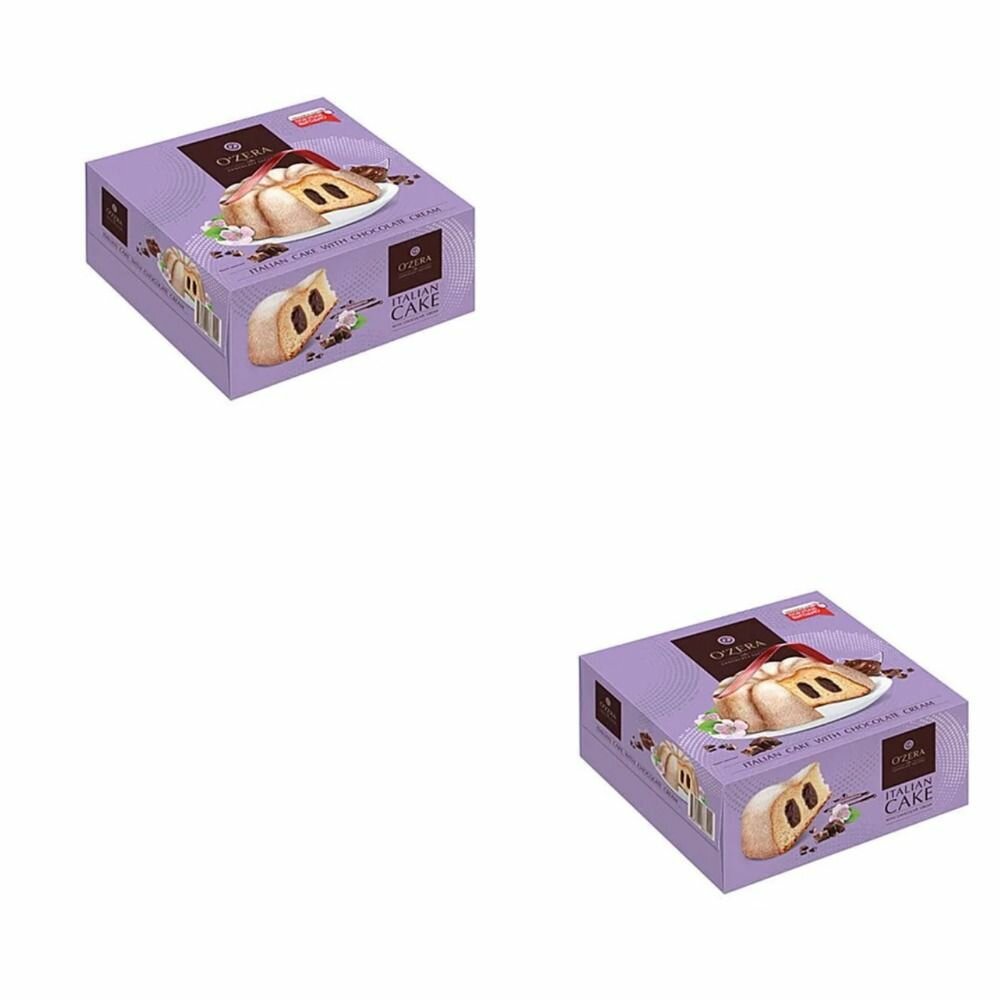 O'Zera Кекс, с шоколадным кремом, 520 г - 2 шт