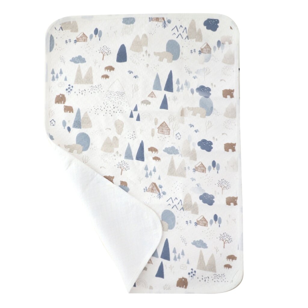 Детские подгузники для пеленания мальчиков и девочек от 0 до 36 месяцев, дышащий водонепроницаемый коврик мочи, матрас кроватки, многоразовые подушечки