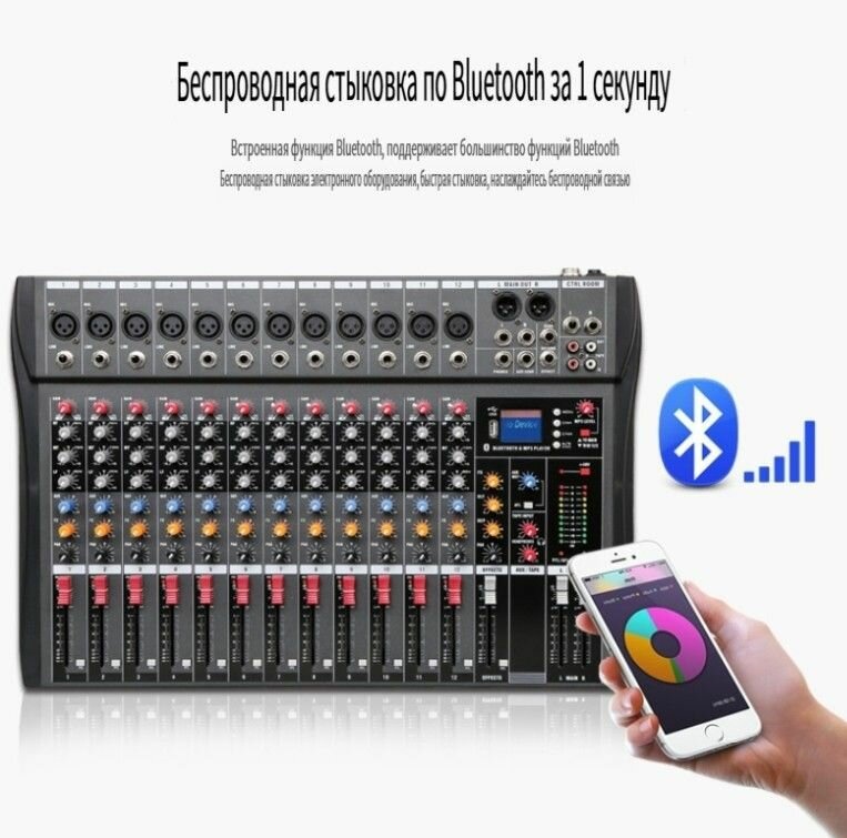 Микшерный пульт12 каналов