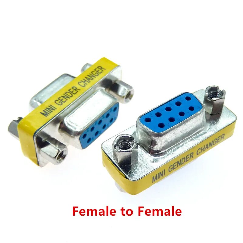 Мини-переходники разъемов RS232 DB9 DB15 DB25 DB37
