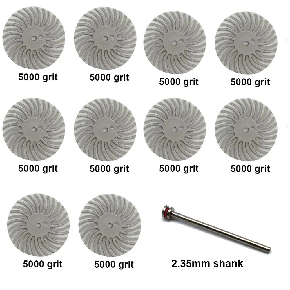 Абразивная щетка для Dremel 25 мм, 10 шт. 5000 grit kt