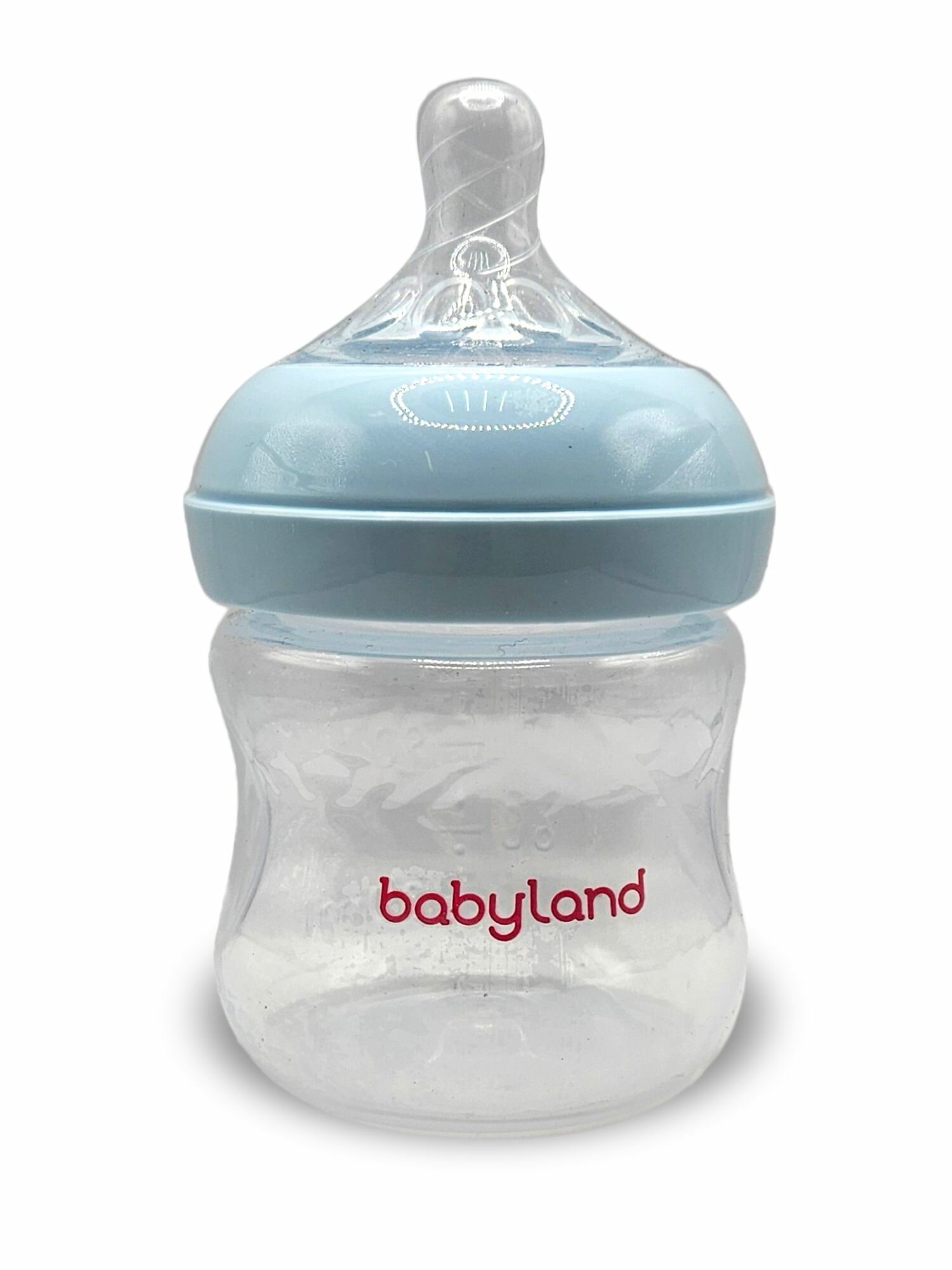 Бутылочка для кормления Baby Land Natural 125мл широкая соска силикон 0-6мес