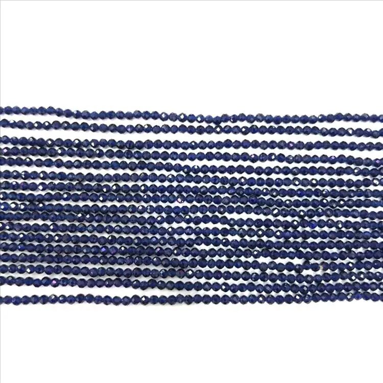 Бусины из черной шпинели 2-3 мм Темно-синий, 3mm 130pcs beads, Sapphire