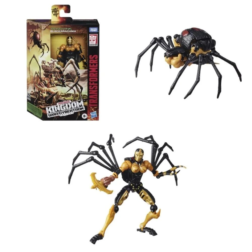 Трансформеры Hasbro Игрушка Transformers Kingdom War For Cybertron Trilogy WFC-K5 Blackarachnia 14cm