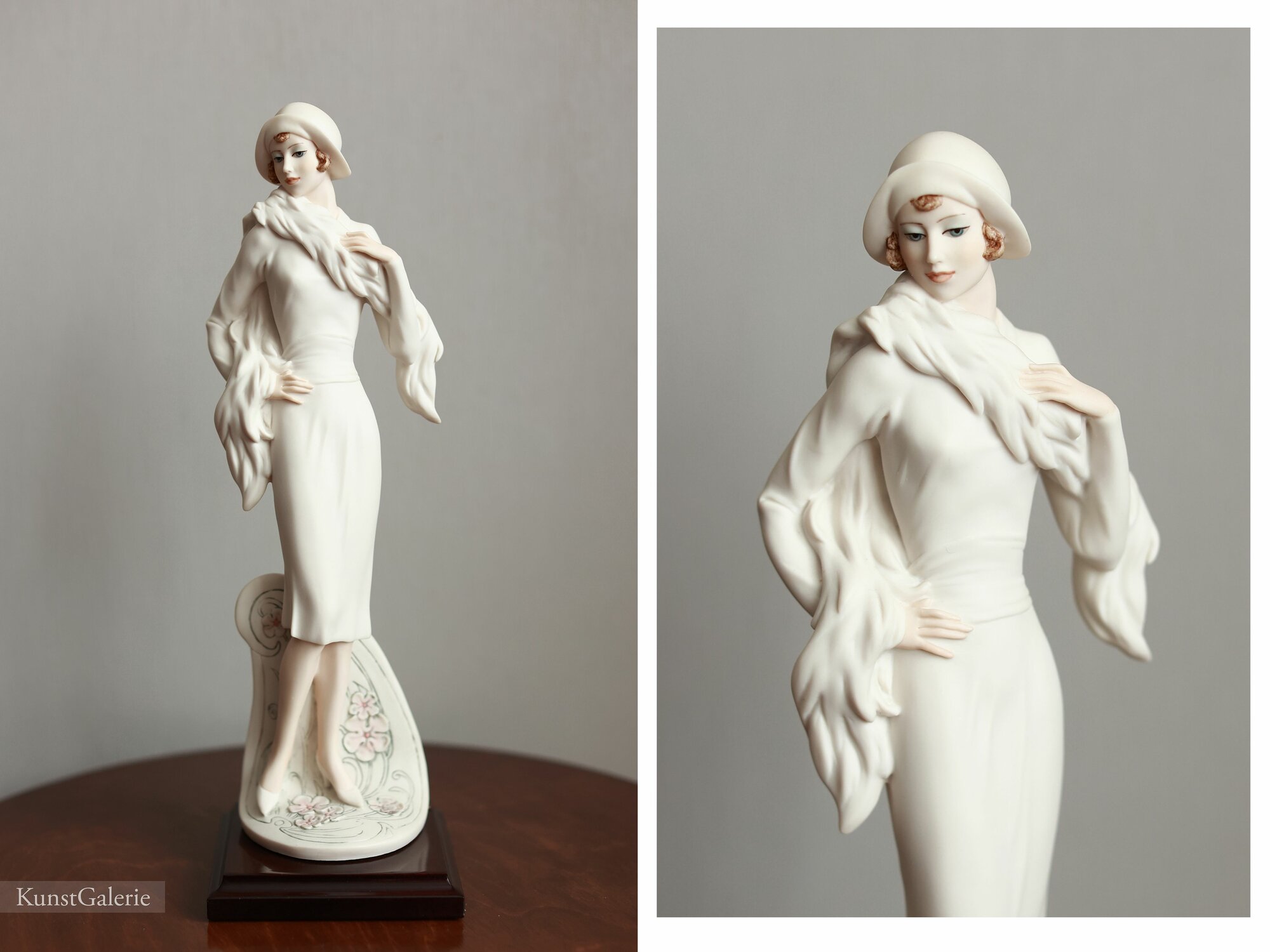 Статуэтка "Агнес с боа" - Джузеппе Армани Флоренс Каподимонте - Agnes 1927F - Giuseppe Armani Capodimonte Florence