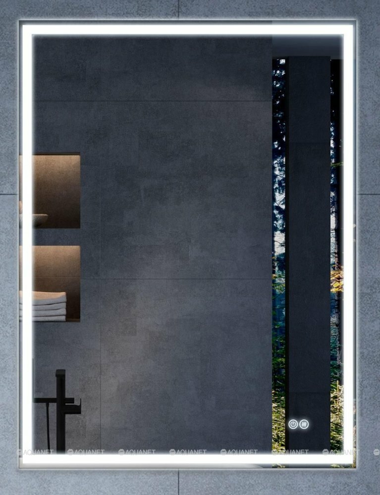 Зеркало Vincea 60 VLM-3VN600-2 LED, c сенсорным выключателем и диммером, антизапотевание