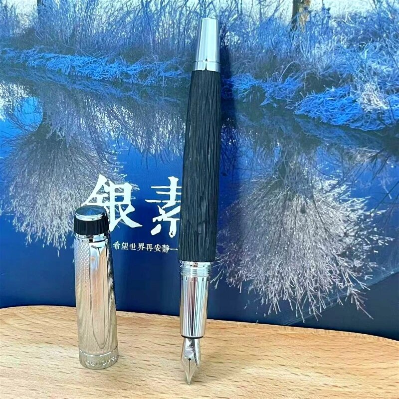 Перьевая ручка Benovel серебряная/золотая 0,5 мм Normal F(0.5mm)