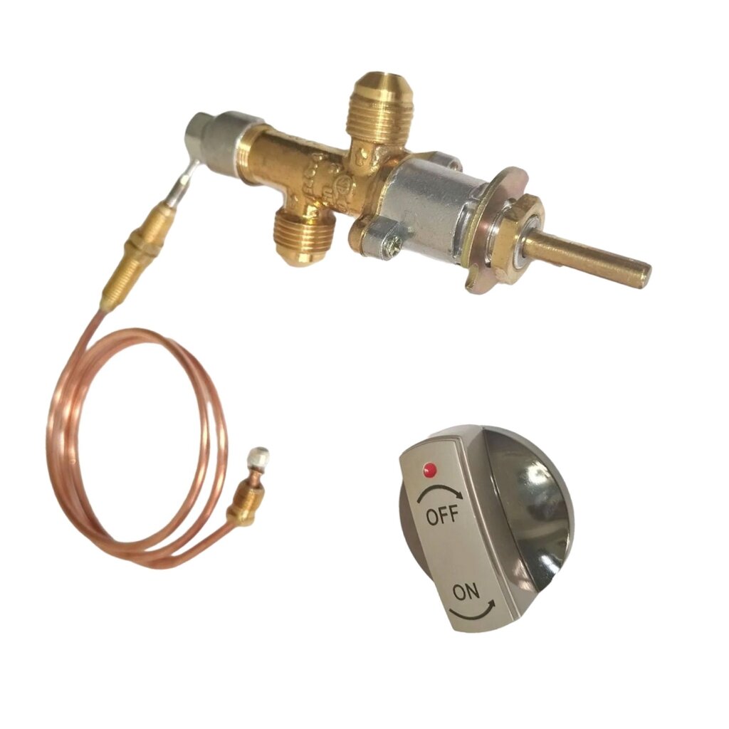 Комплект предохранительных регулирующих клапанов для печи на сжиженном нефтяном газе низкого давления, работающей на пропане