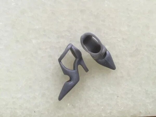 Ботинки для куклы BB, пластик, BBI00199 Серый, HC2-13