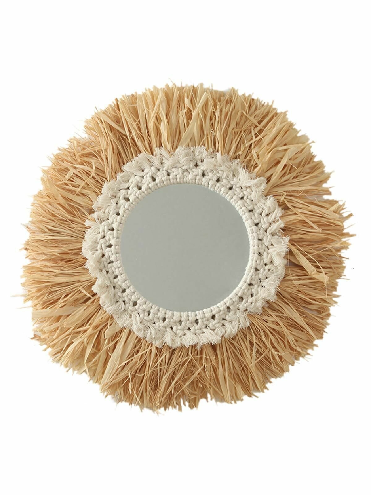 Рамадлязеркала, Зеркало для макияжа из хлопчатобумажной веревки из рафии