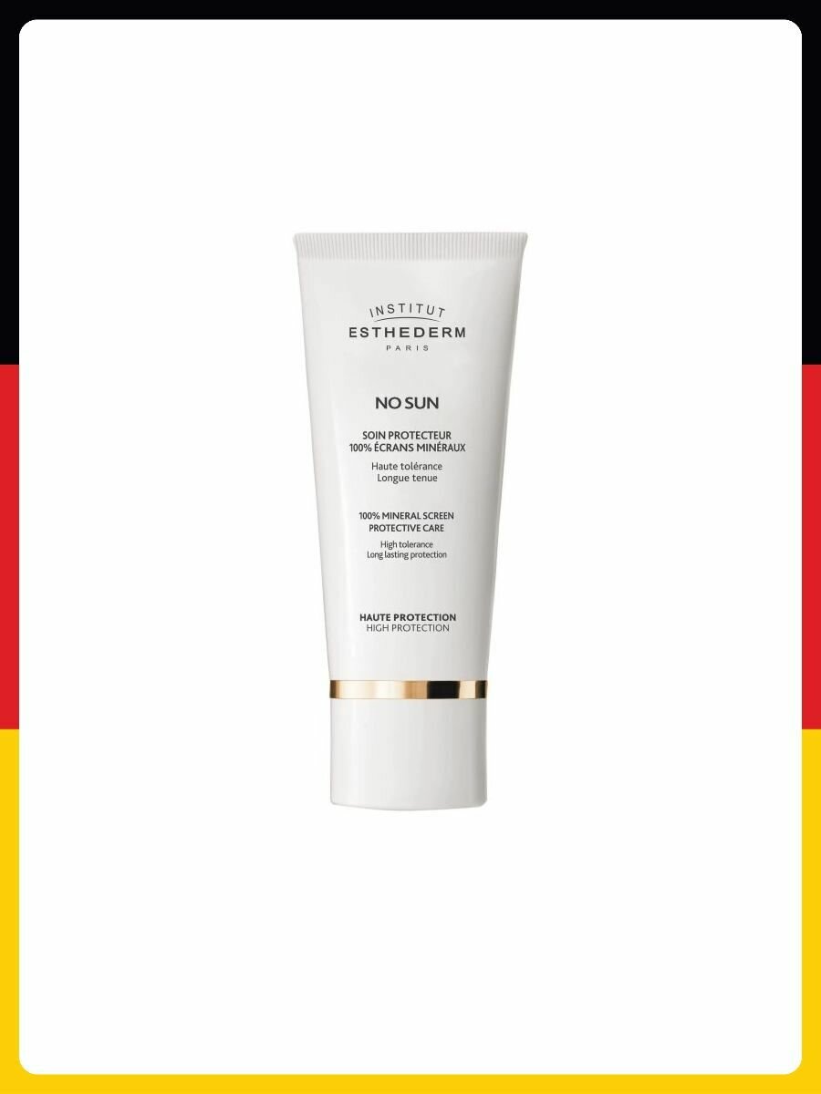 Средство солнцезащитное Institut Esthederm No Sun 100% Mineral Screen Protective Care 100% mineral protective cream for face and body SPF 50, 50 мл