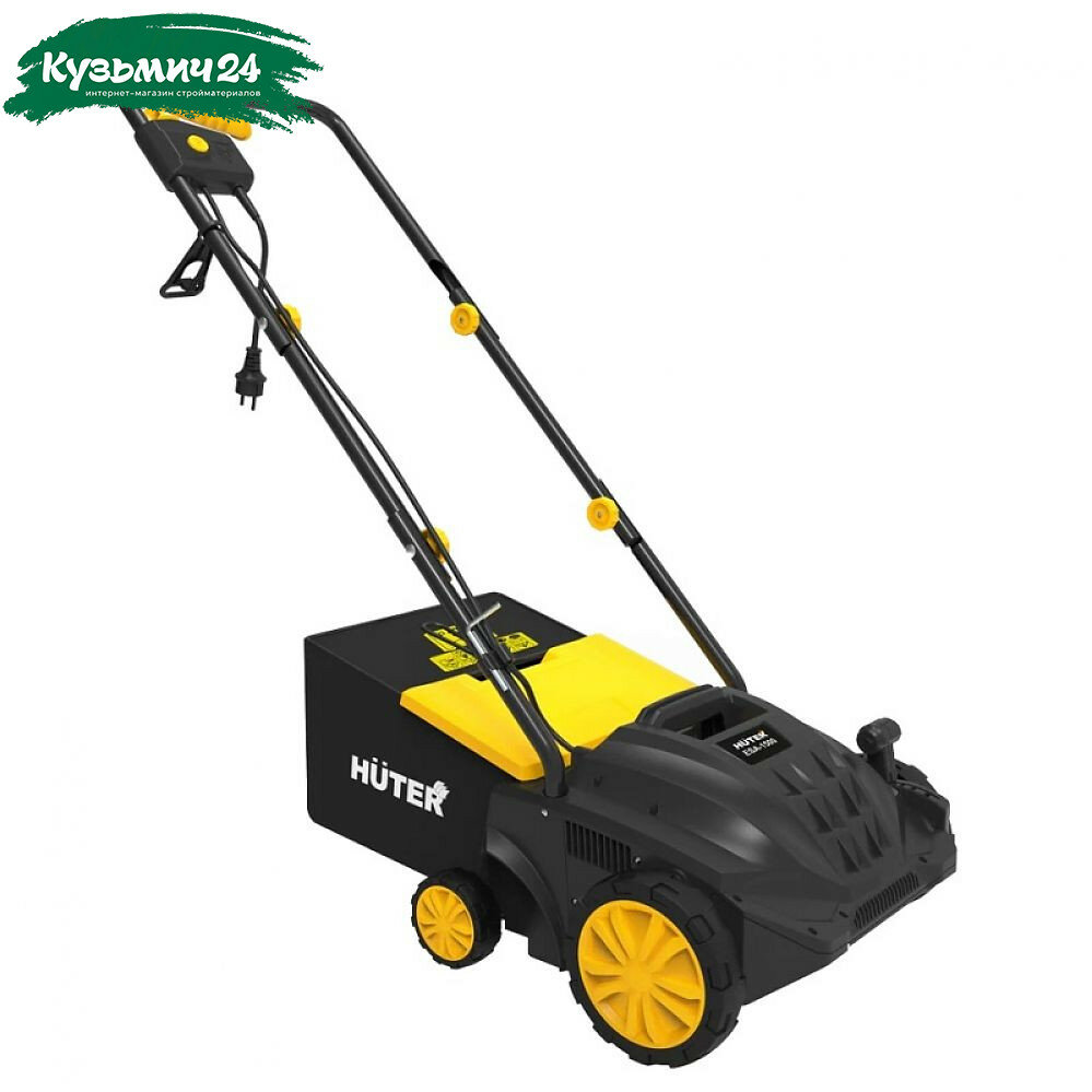 Скарификатор-аэратор электрический Huter ESA-1500, травосборник 35 л, 1500 Вт , 1 шт.