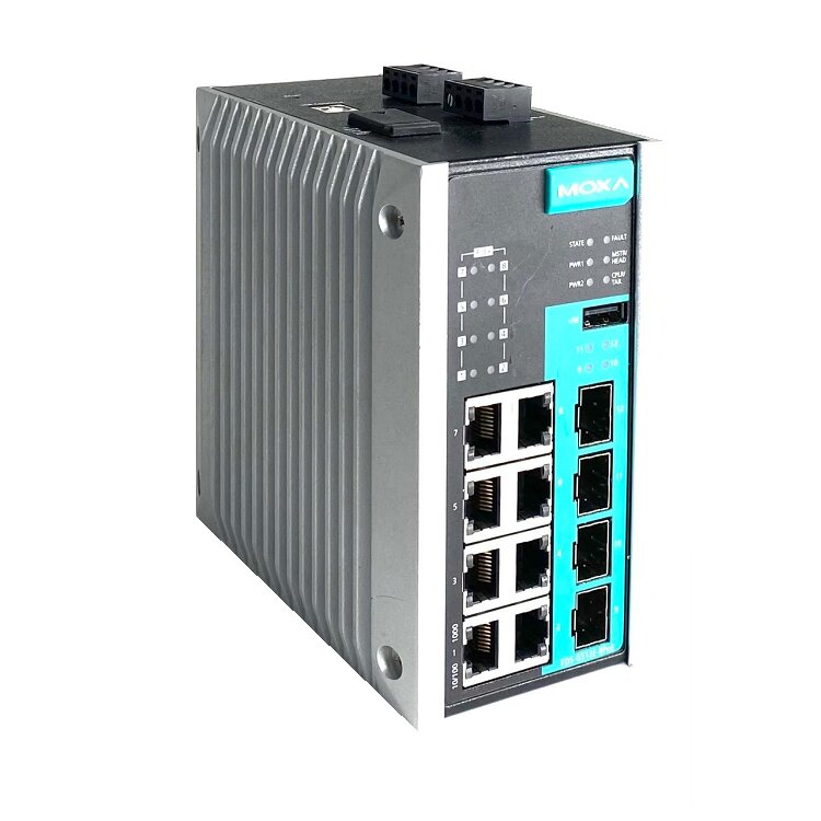 Управляемый промышленный коммутатор MOXA EDS-G512E-8PoE-4GSFP-T (уценка)