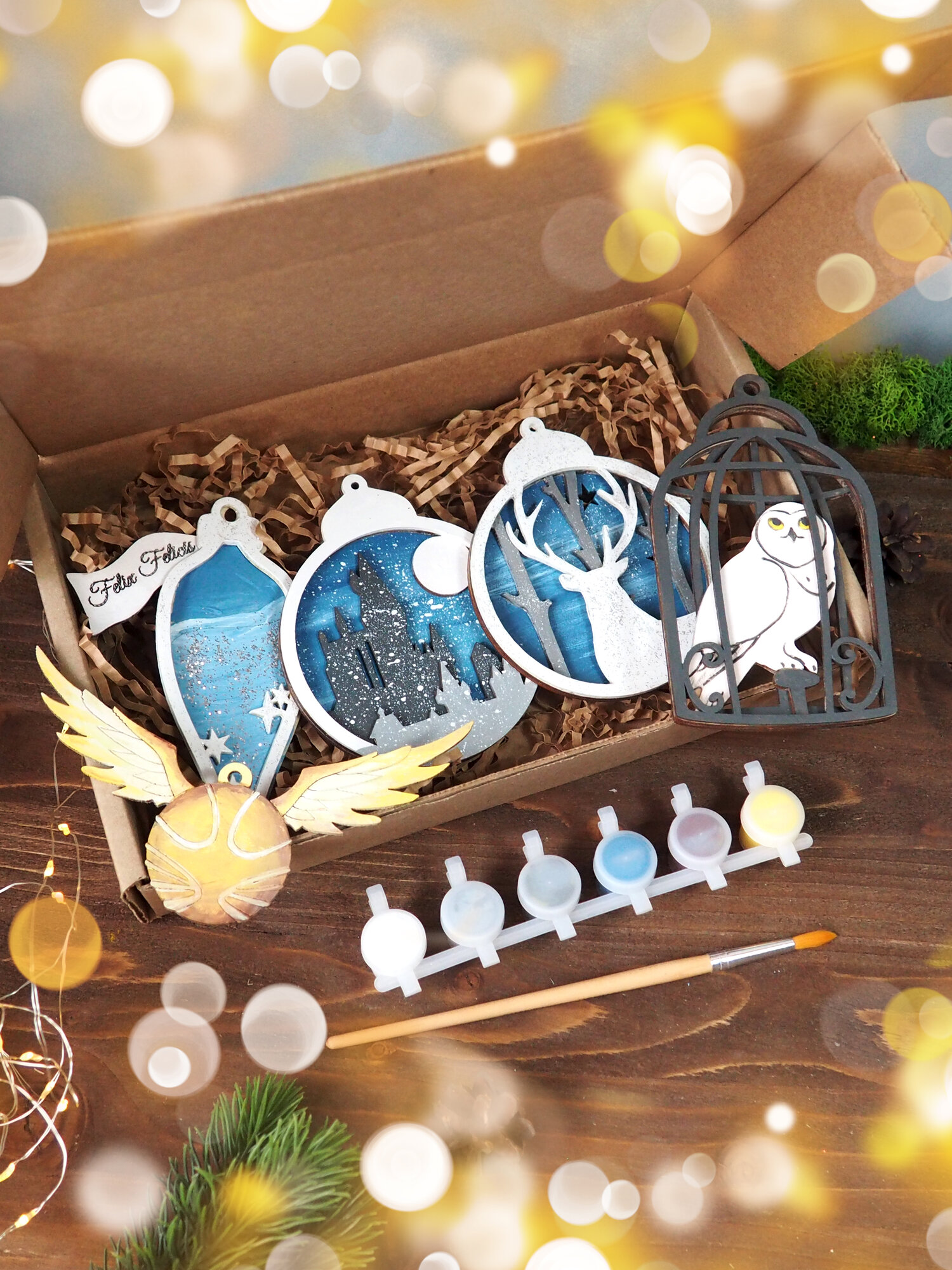 Снитч ёлочные игрушки / набор для творчества