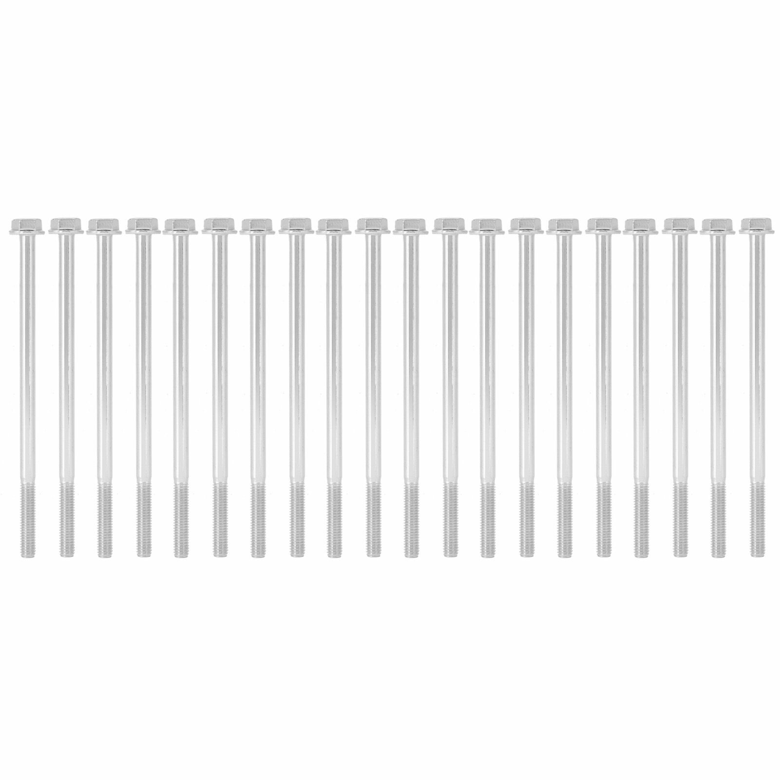 20 шт. M6 x 120 мм с шестигранной головкой, удлиненный винт с шестигранной головкой, длинный винт для сельского хозяйства, домашнего хозяйства