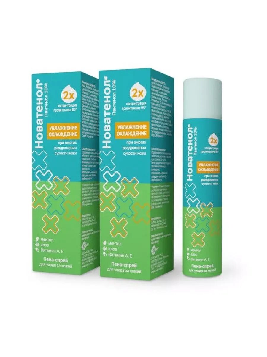 Новатенол пена-спрей для ухода за кожей 68,0-1 шт