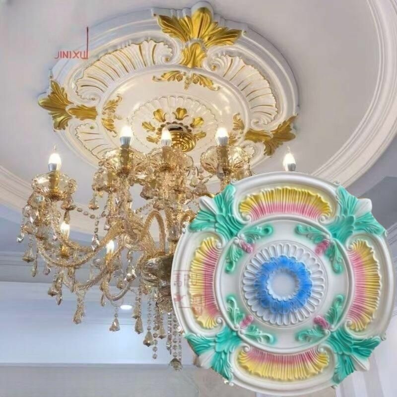 Цветной Декоративный элемент розетка потолочная