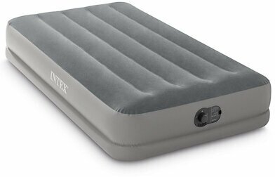 Матрас надувной Twin Dura-Beam Prestige,191*99*30 см, встроенный насос USB, Intex (64112)