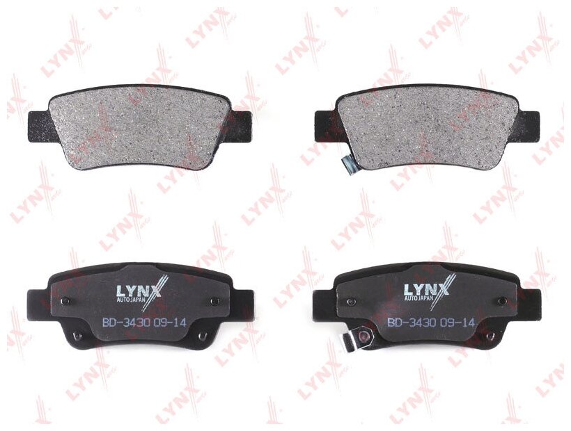 Lynx колодки тормозные зад honda cr-v 2.0-2.4 07- bd3430