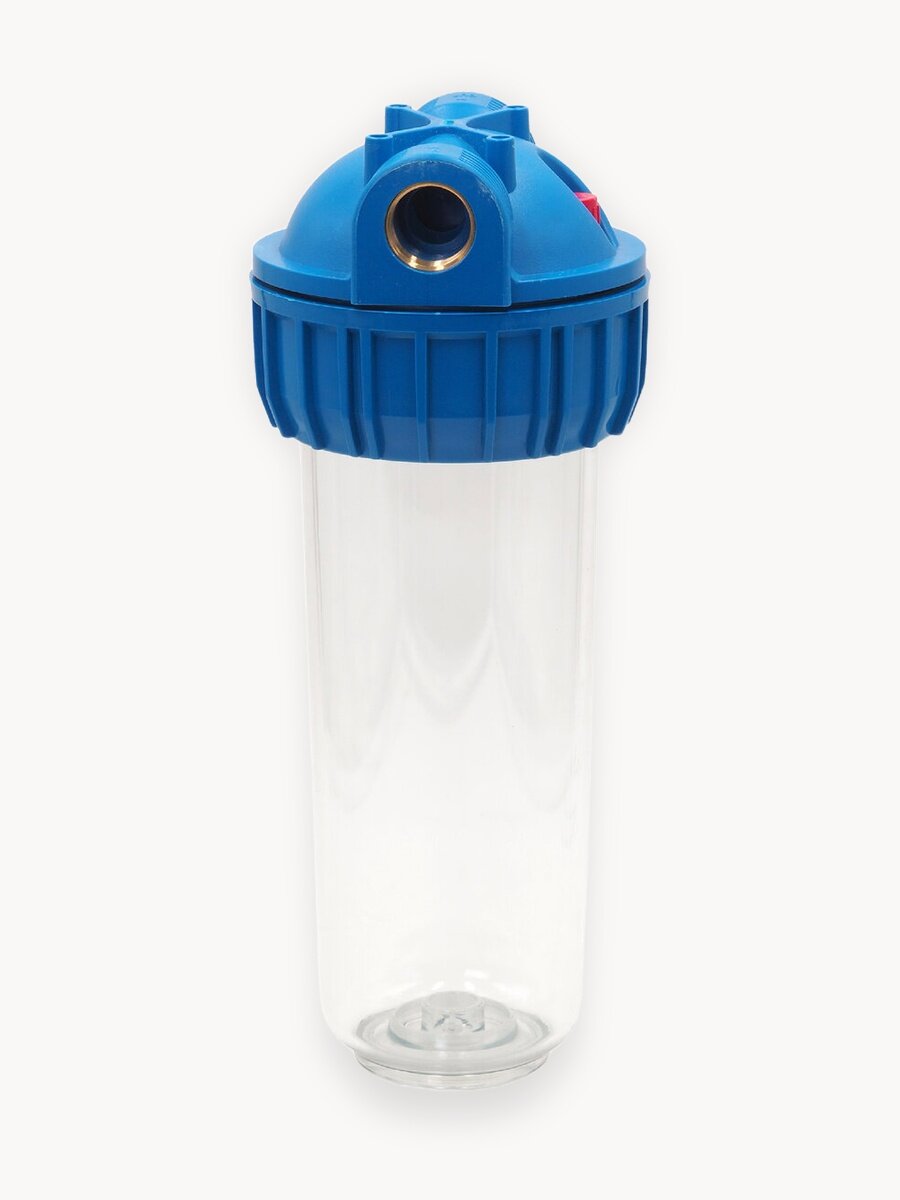 Колба фильтра АкваМ, для холодной воды, SL10 TP, 1", прозрачная