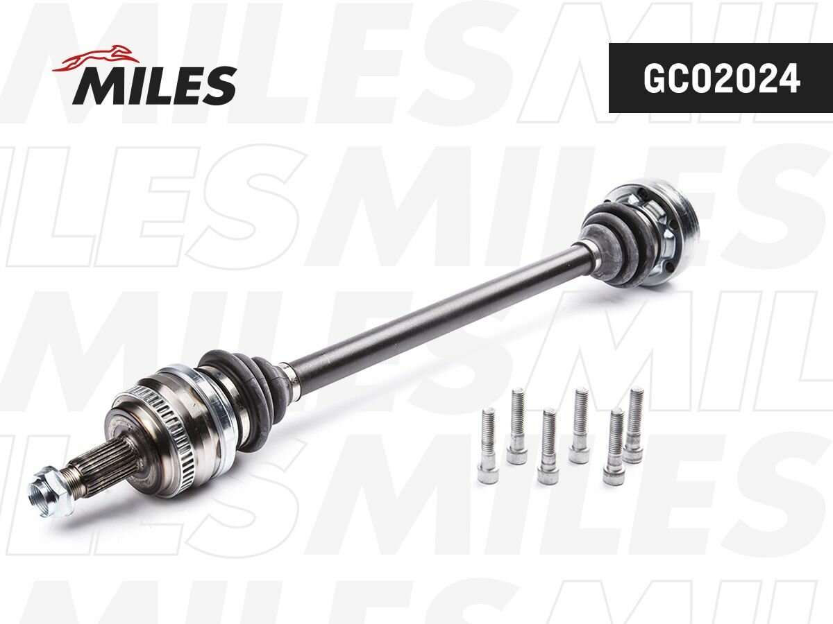 MILES Привод в сборе правый BMW E90/E81/E87 1.8D-2.5 04- (GKN 304478) GC02024