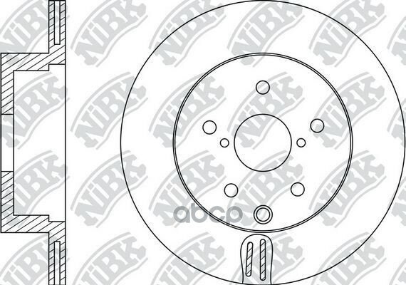 Диск тормозной LEXUS RX 2008-2012 RN21002 NiBK арт. RN21002