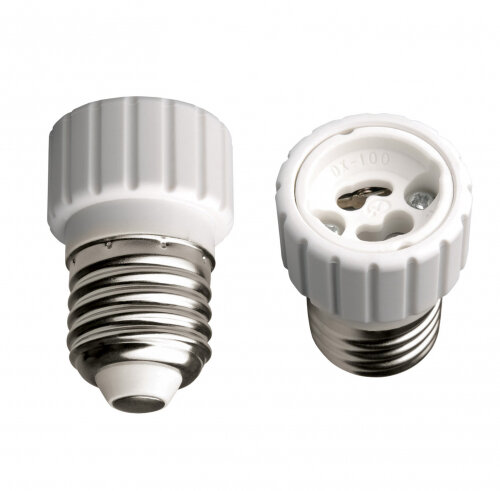 Переходник Uniel LH27-GU10L с цоколя Е27 на GU10, материал корпуса PBT, 06472